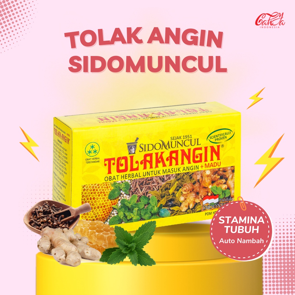 Jual Tolak Angin Cair Sachet Cahya Indonesia Sidomuncul Obat Masuk ...