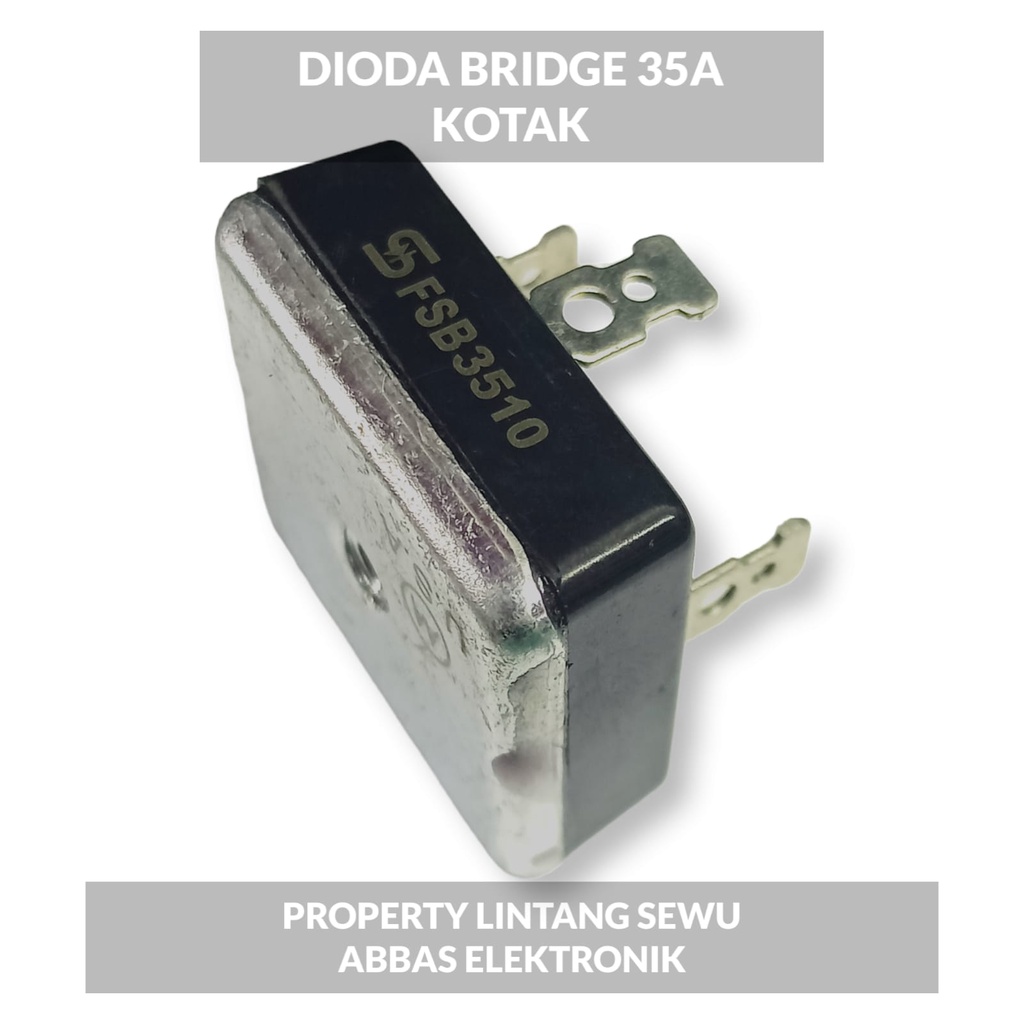 Jual DIODA BRIDGE KOTAK 35A 35 A 35 AMPER 35AMPER FSB3510 | Shopee ...