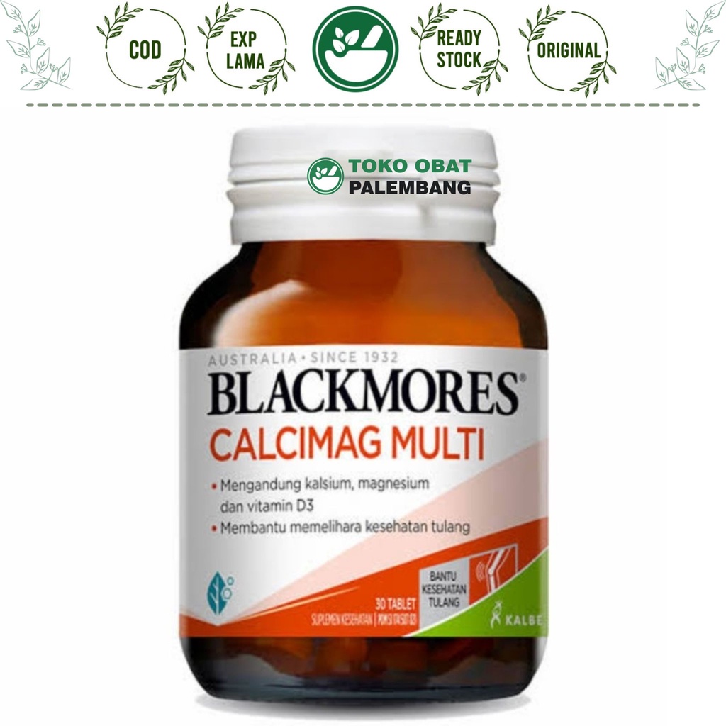 Jual BLACKMORES CALCIMAG MULTI 30 TABLET D3 KALSIUM MAGNESIUM K1 ...