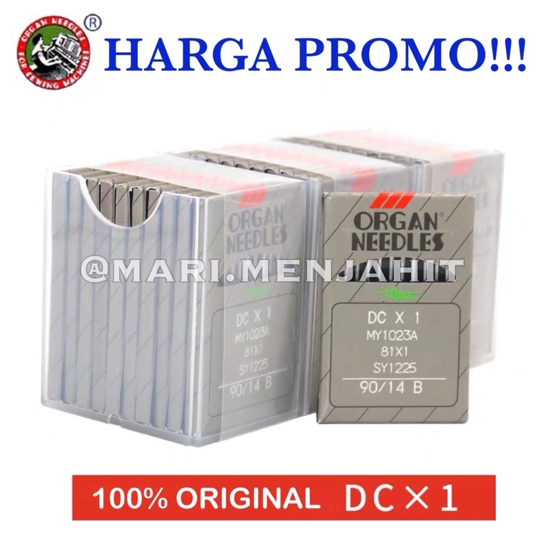 Jual Jarum Jahit Organ DCx1 / DCx27 - Obras Industri Original Japan | Shopee Indonesia