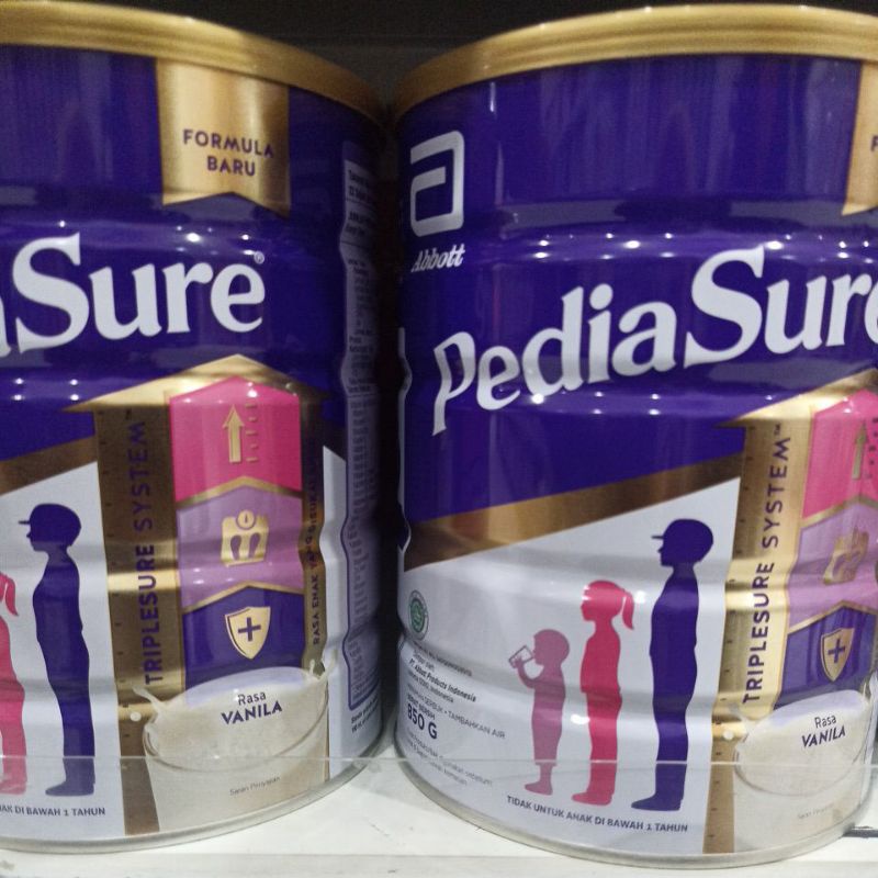 Jual PEDIASURE TRIPLESURE 850 GR VANILA DAN MADU | Shopee Indonesia