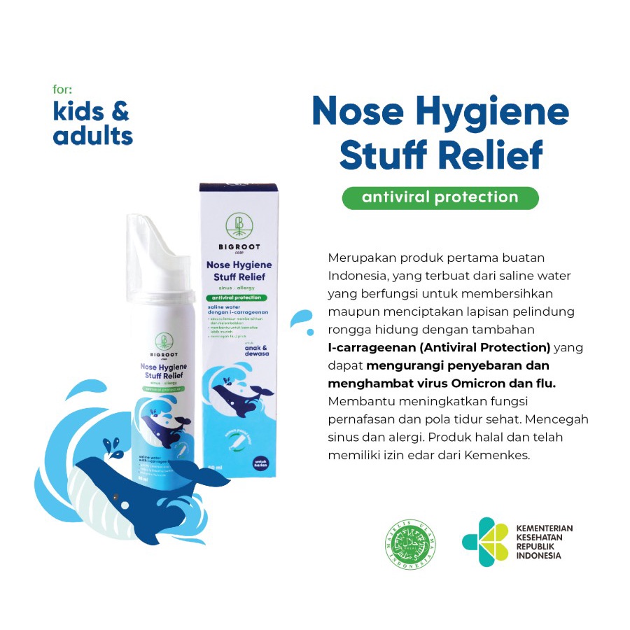 Jual PEMBERSIH HIDUNG ANAK DEWASA ANTI FLU PILEK BIGROOT NOSE HYGIENE ...