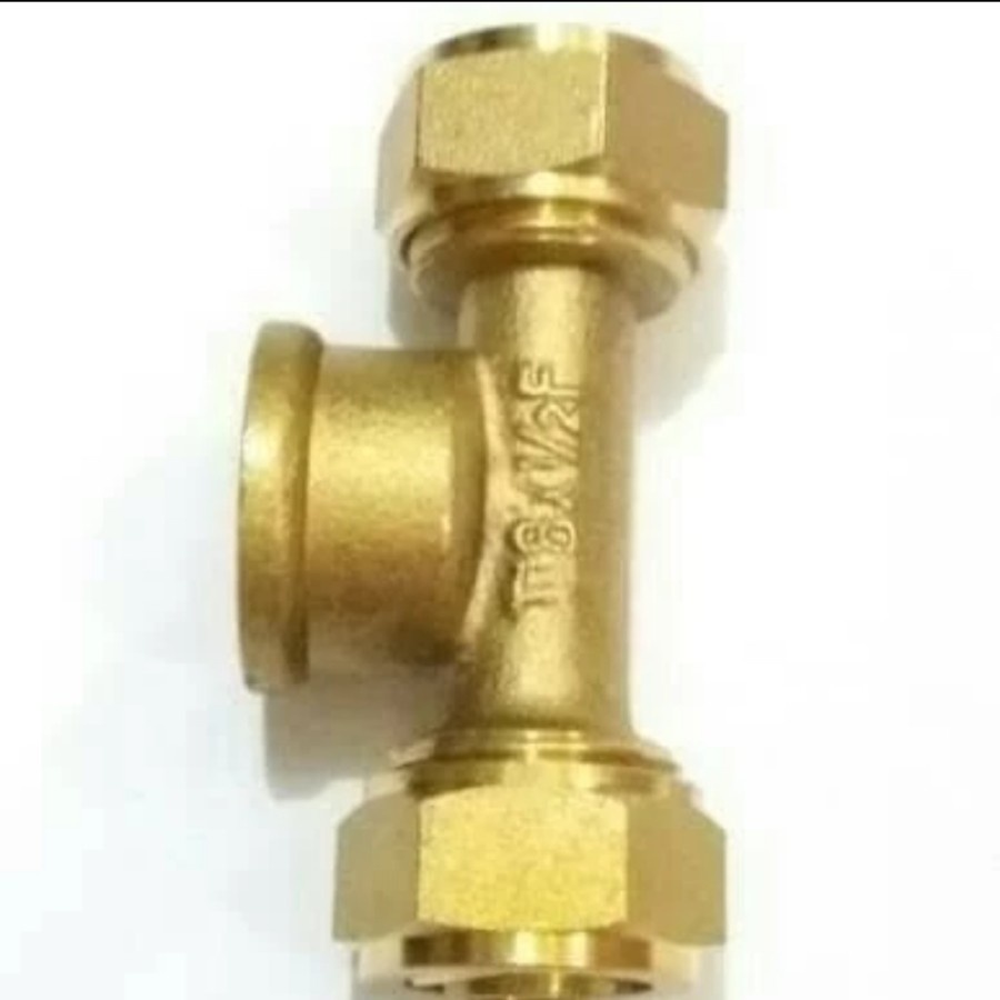 Jual Tee Drat Dalam Water heater 1/2inch / Tee drat dalam Pipa air panas | Shopee Indonesia
