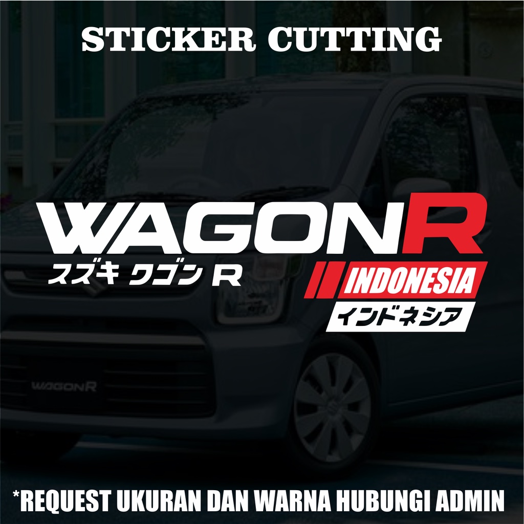 Jual Sticker Stiker Cutting Wagon R Jepang | Shopee Indonesia