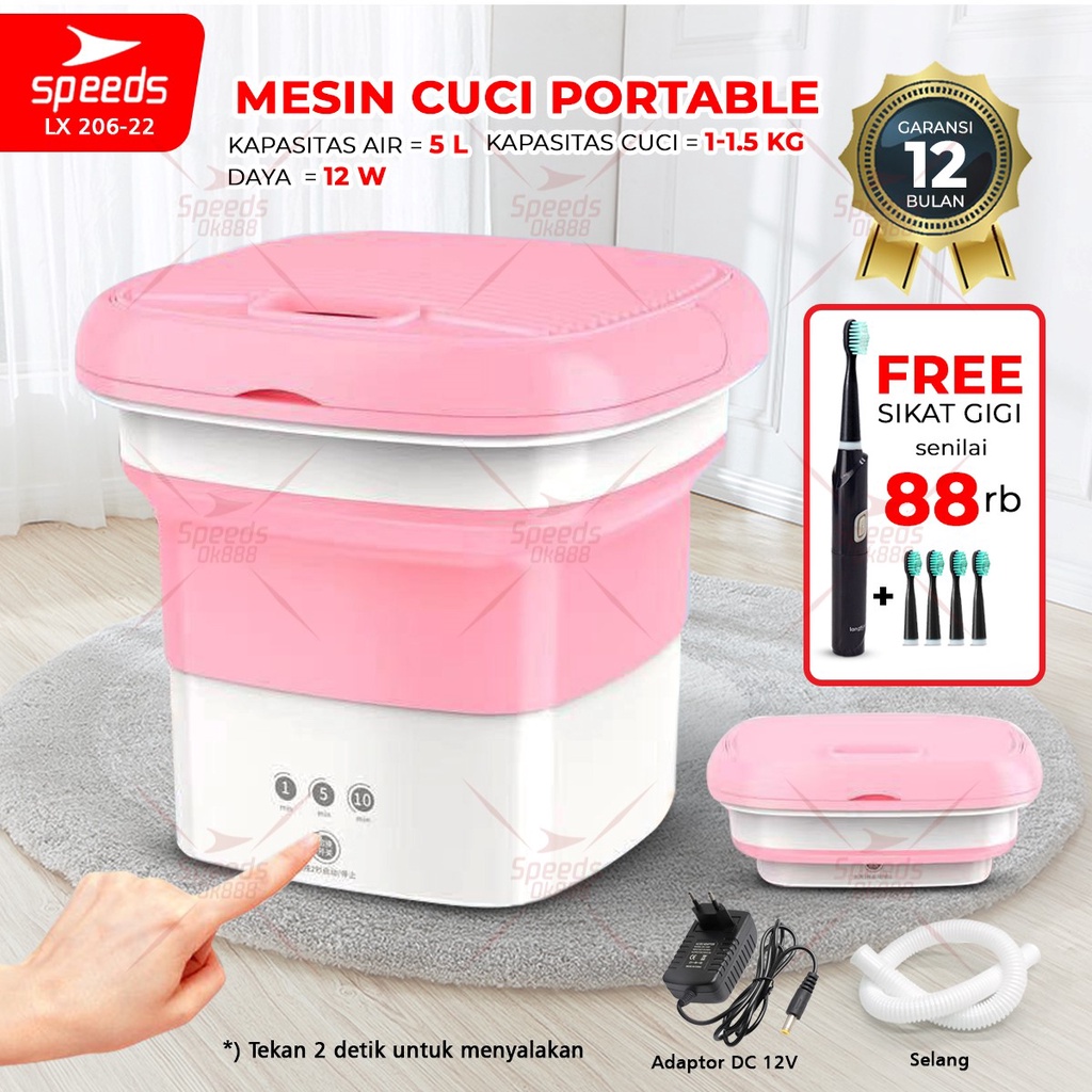 Jual Mesin Cuci Mini Portable SPEEDS / Mesin Pengering Baju Minimalis ...