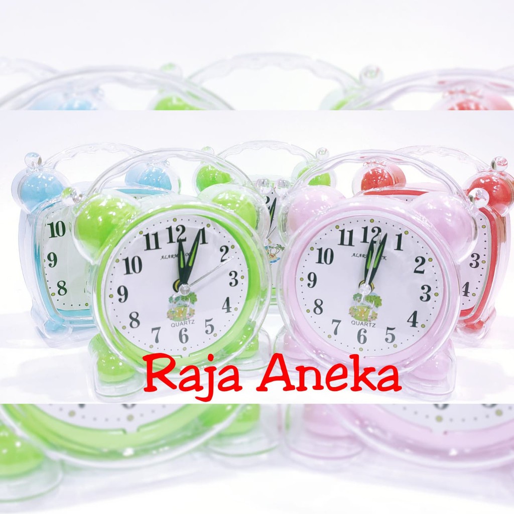 Jual Jam Weker Beker Murah Model Kotak dan Bulat Warna Menarik | Shopee ...