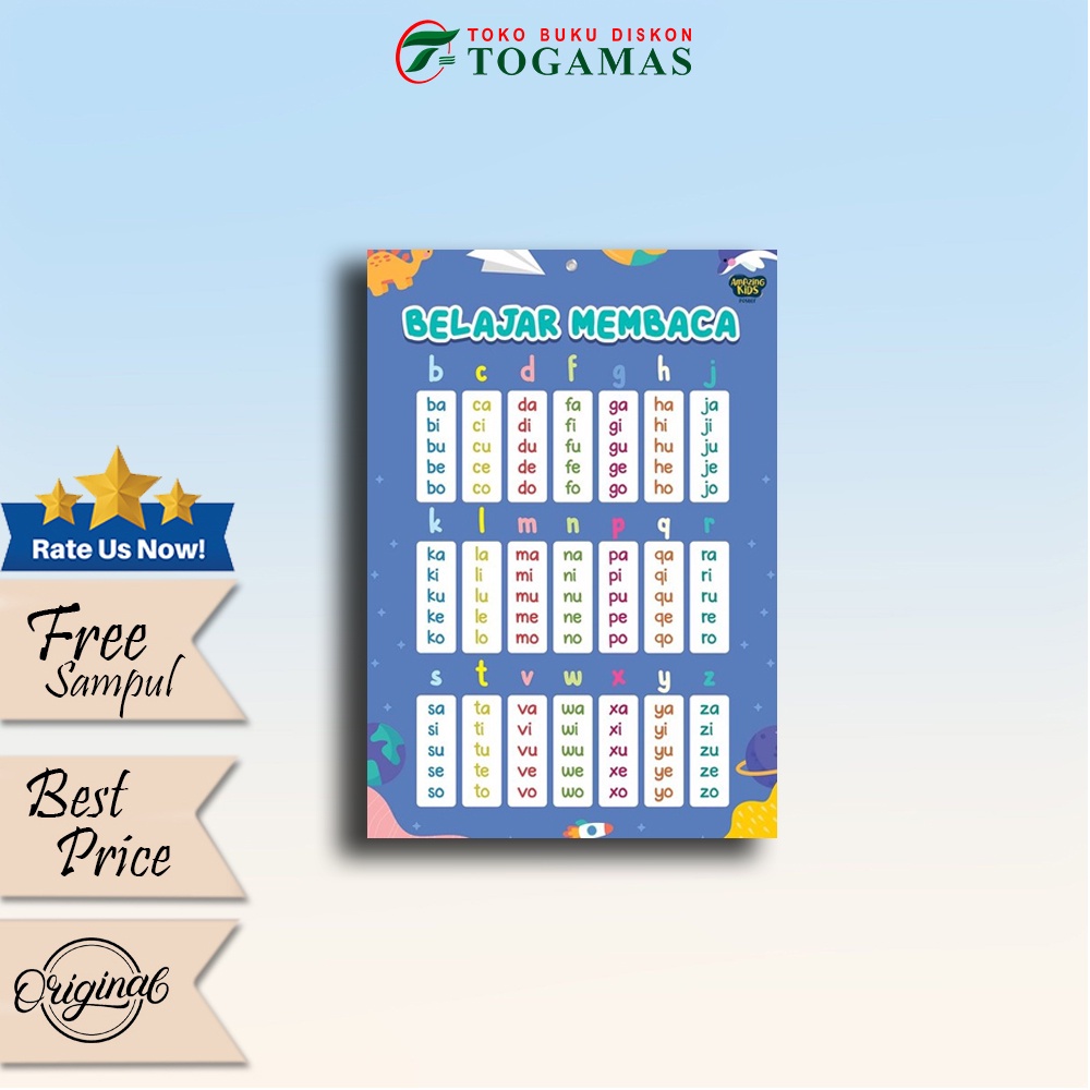 Jual Poster: Belajar Membaca | Shopee Indonesia