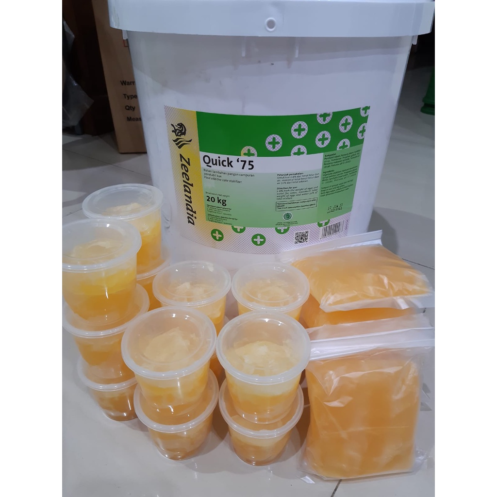 Jual Zeelandia Quick 75 repack / emulsifier Quick 75 / Quick75 | Shopee ...