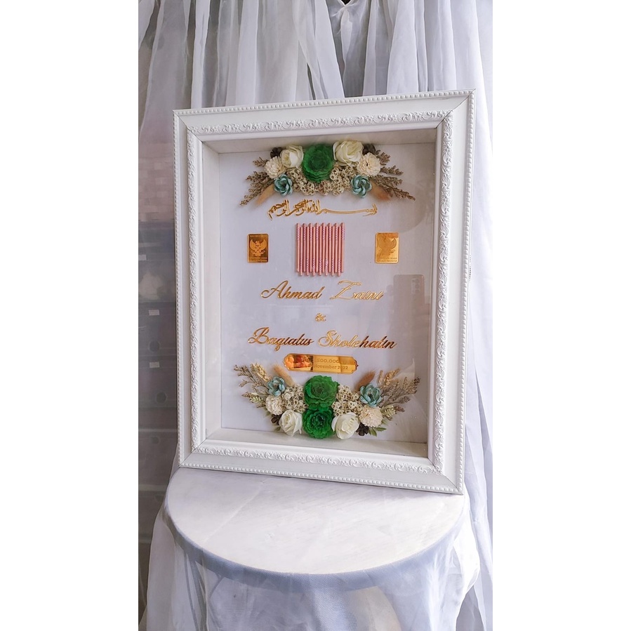 Jual MAHAR PERNIKAHAN | CUSTOM MAHAR PERNIKAHAN 3D | BINGKAI MAHAR ...