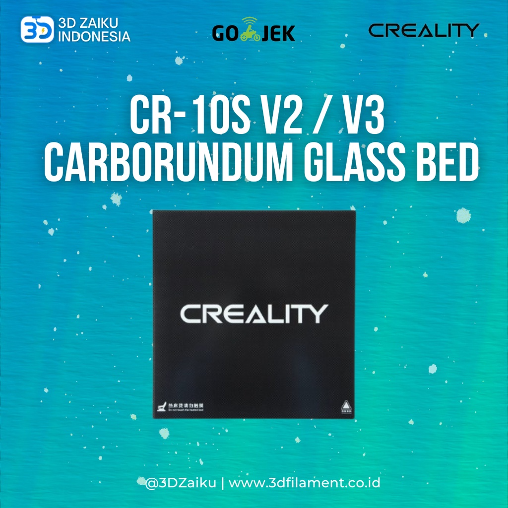 Jual Original Creality CR-10S V2 V3 3D Printer Carborundum Glass Bed ...