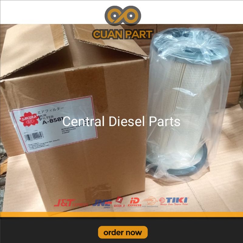 Jual Filter Udara Air Filter Yanmar 4TNV88-BXYB Kato Kobelco A-8581 A8581 Sakura Cuan Part ...