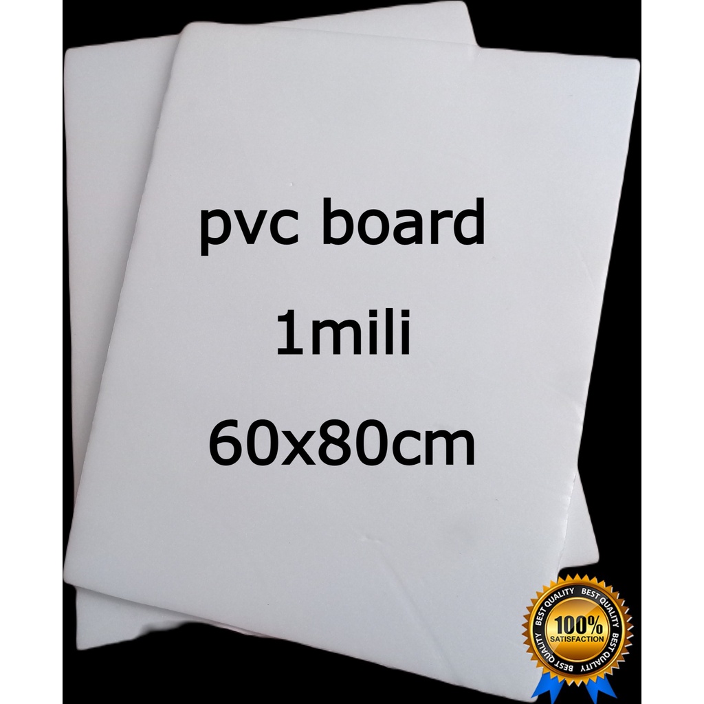 Jual pvc board 1mm 60x80cm isi 2 lembar | Shopee Indonesia