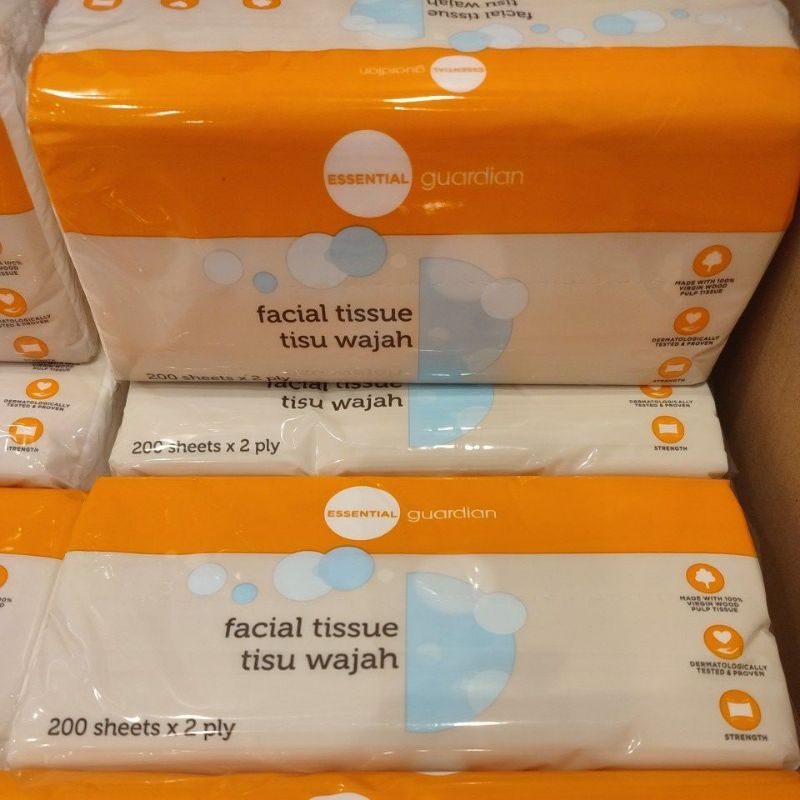 Jual Guardian Tissue Tisu Wajah (200 sheets x 2 ply) | Shopee Indonesia