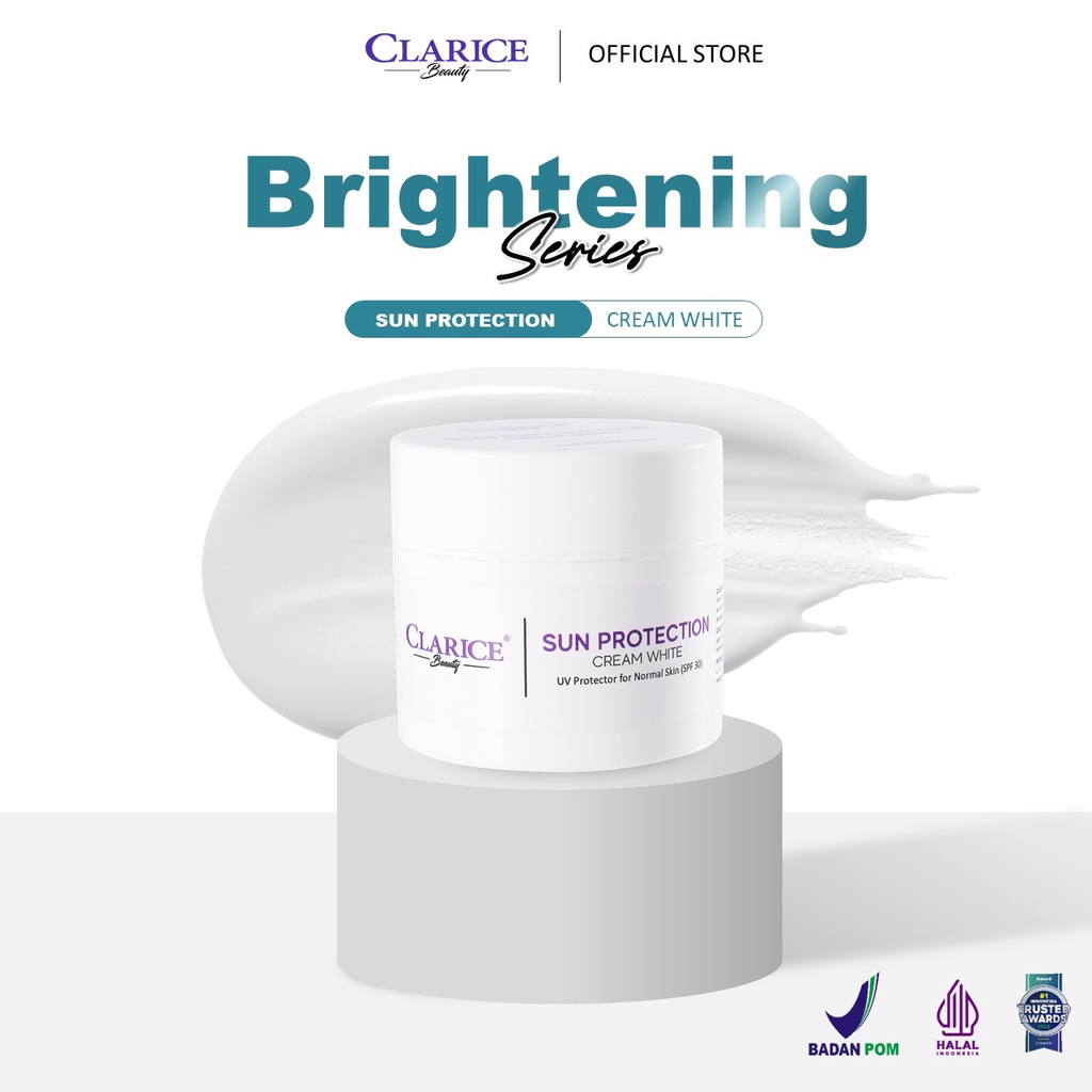 Jual CLARICE BEAUTY Sun Protection Cream White | Suncreen wajah Kulit ...