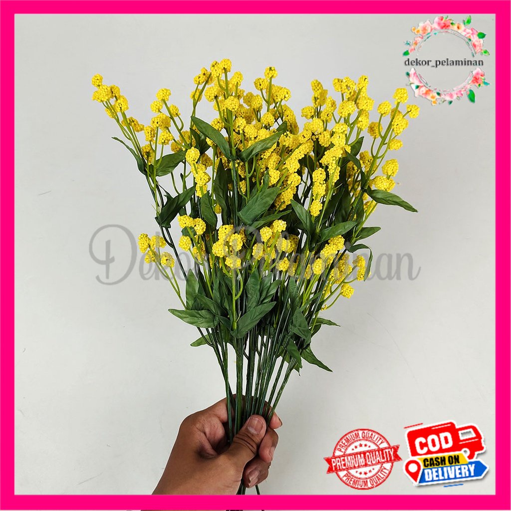 Jual [1Lusin] Bunga Gypso Gabus Baby Breath Rangkaian Hiasan Murah ...