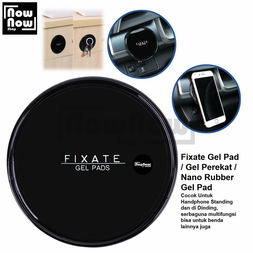 Jual Fixate Gel Pads Gel Perekat Bulat Untuk Handphone Standing dan ...
