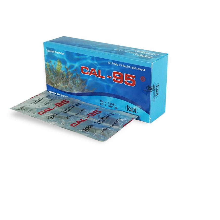 Jual Cal 95 1 Strip Isi 6 Kaplet - Memenuhi Kalsium pada Masa ...