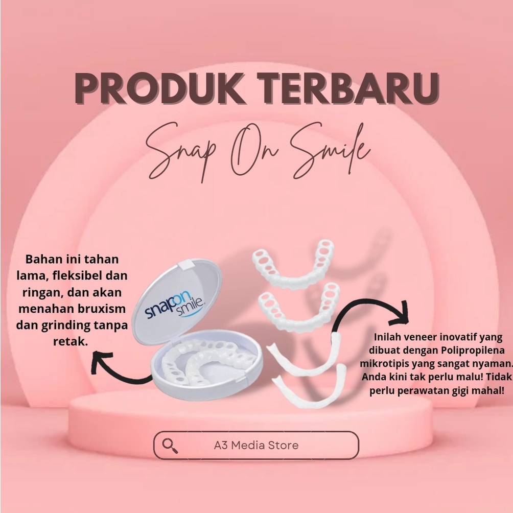 Jual Snap On Smile 100% ORIGINAL Authentic / Gigi Palsu Snapon Smile 1 Set | Shopee Indonesia