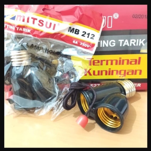 Jual Mitsui MB 212 Fitting Gantung Tarik 2 Lampu E27 | Shopee Indonesia