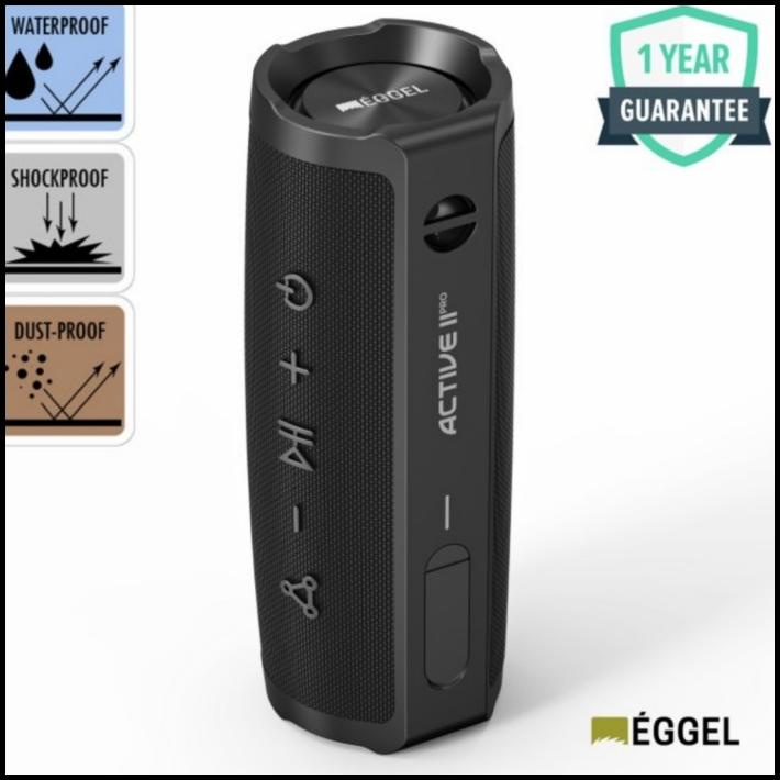 Jual Eggel Active 2 Pro Waterproof Portable Bluetooth Speaker | Shopee ...