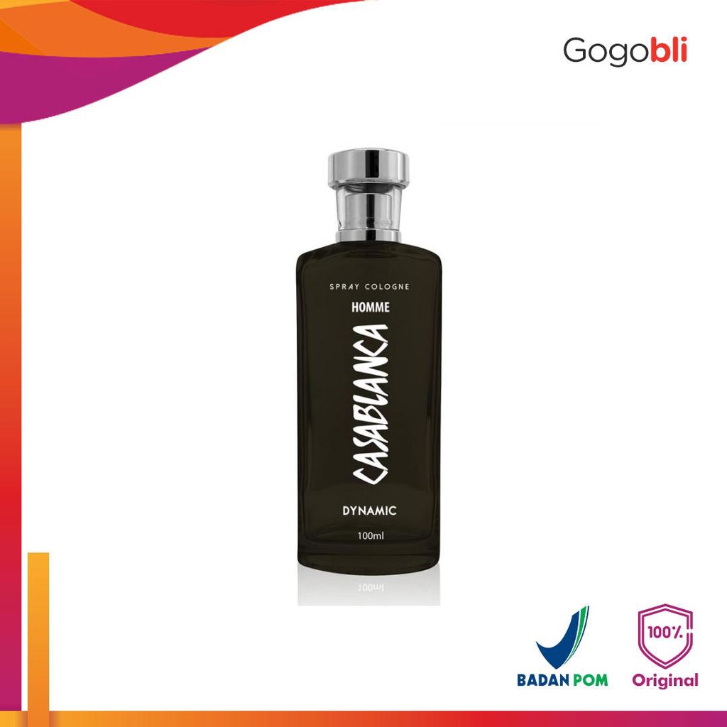 Jual Casablanca Spray Cologne GLASS Homme Grey Dynamic 100ml | Shopee Indonesia