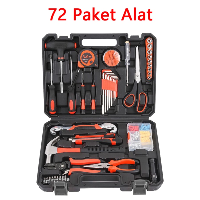 Jual 72 PCS Toolset Toolkit Toolbox Tool Set Tool Kit Tool Box | Shopee Indonesia