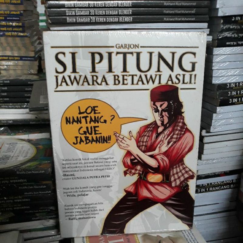 Jual komik lokal, si pitung jawara betawi asli, loe nantang gue jabanin ...