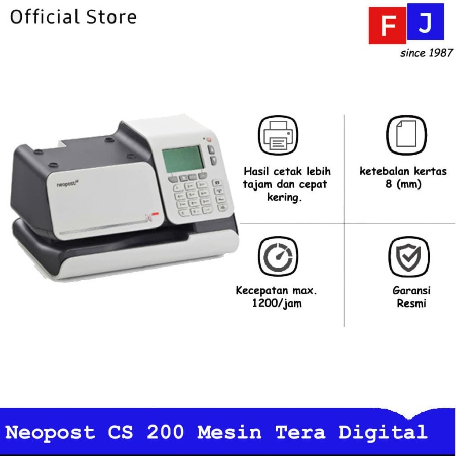 Jual Neopost CS-200 Mesin Tera Digital 100% original GARANSI RESMI ...