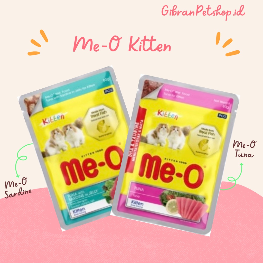 Jual Meo Kitten Pouch Wet Food Makanan Basah 85g | Shopee Indonesia