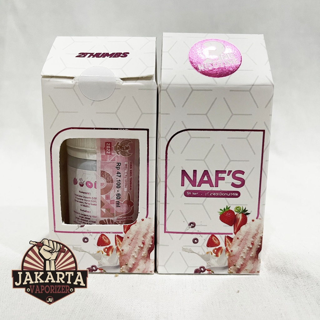 Jual NAFS V1 STRAWBERRY CEREAL DONUT MILK 60ML 3MG 6MG BY ORA BREW ...
