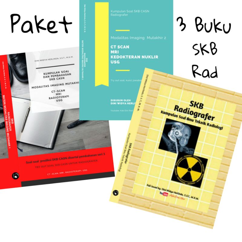 Jual Paket 3 Buku SKB CPNS CASN Teknik Radiologi untuk Radiografer ...