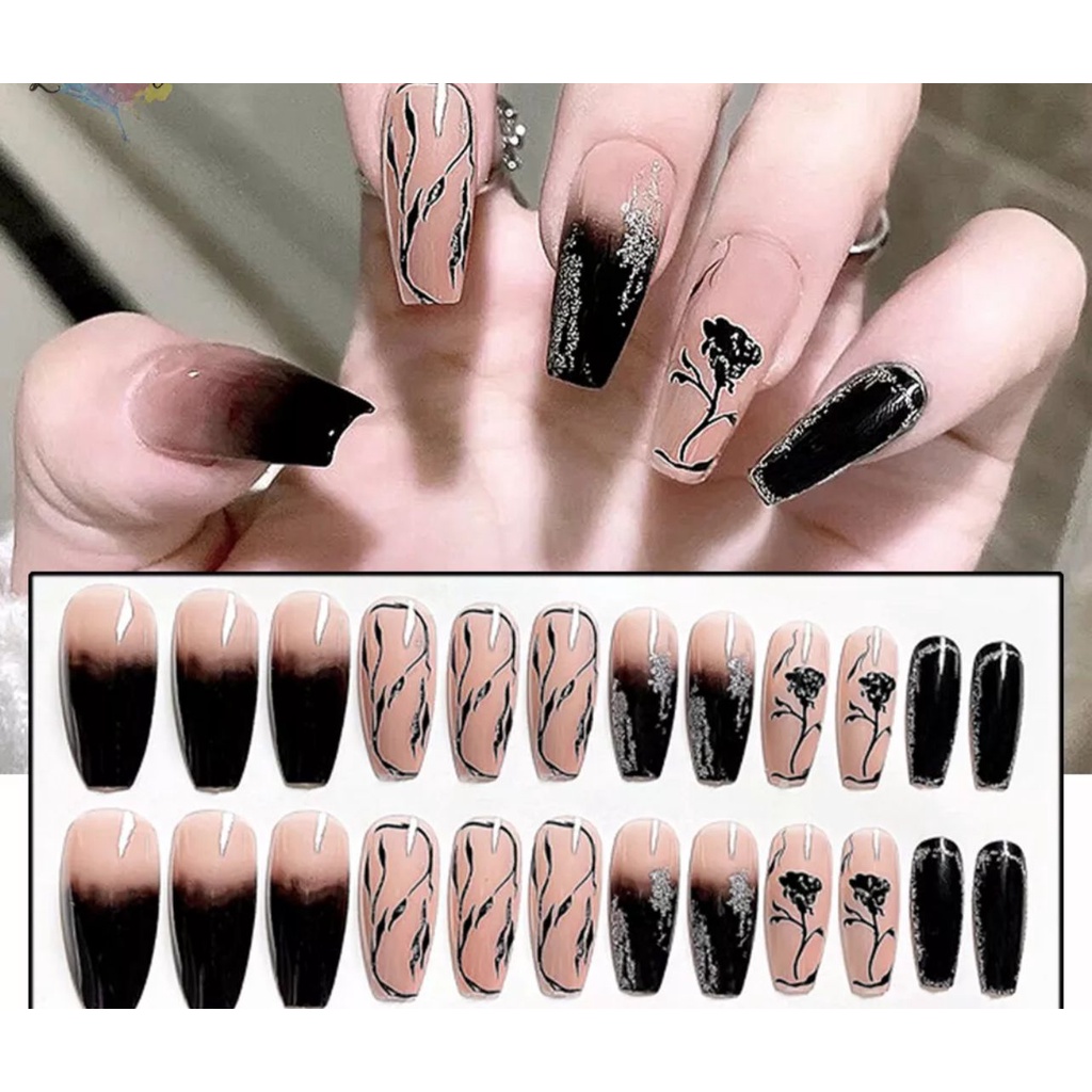 Jual kuku palsu 3d kuku palsu panjang nail extensions extensions kuku ...