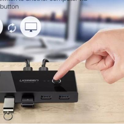 Jual Ugreen USB Switch Selector 4 Usb Share 4 Port Hub for 2 PC 2 ...