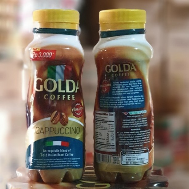 Jual Golda Coffee Cappuccino / Kopi Golda Capucino 1 botol | Shopee ...