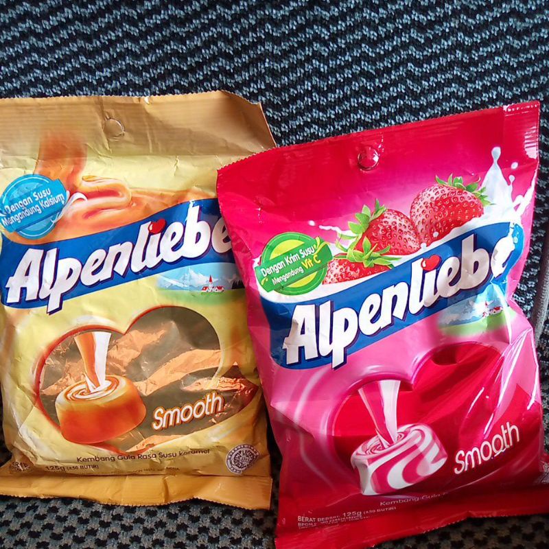 Jual PACK - PERMEN ALPENLIEBE KARAMEL SMOOTH STRAWBERRY CARAMEL ...