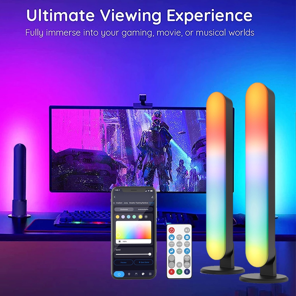 Jual Lampu LED Smart Light Bar RGB Ambience Backlights Aplikasi - WIFI ...