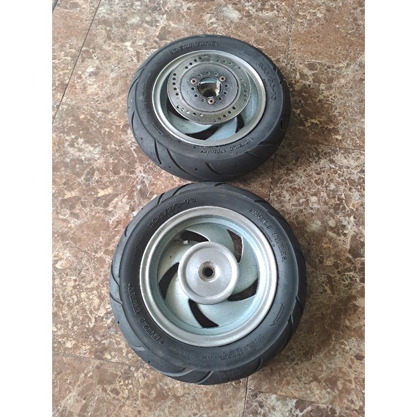 Jual velg racing kymco kimko ring 10 tapak lebar original copotan pnp ...