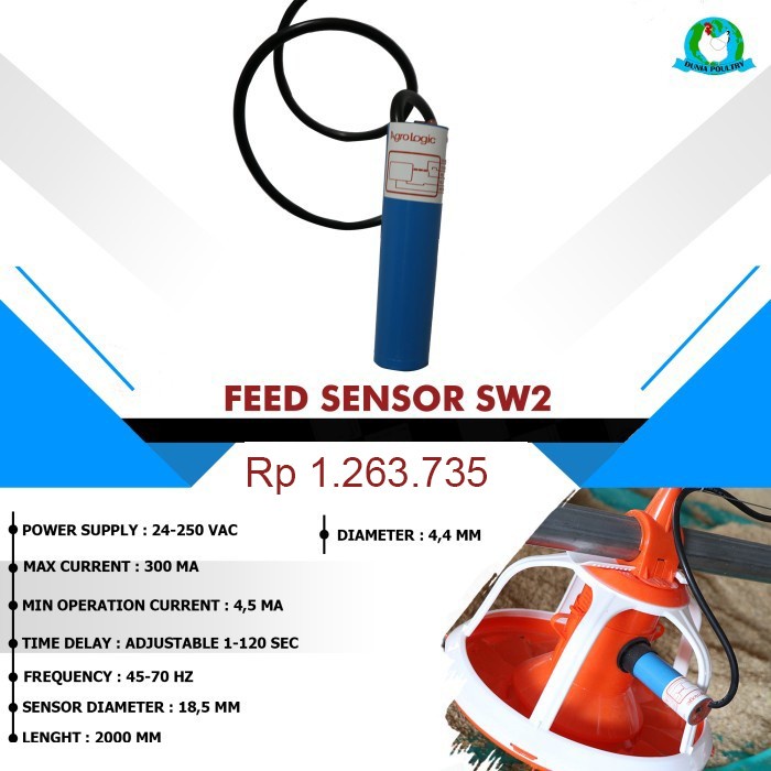 Jual Feed Sensor Agrologic SW 2 – Sensor Pakan Ternak Ayam | Shopee ...