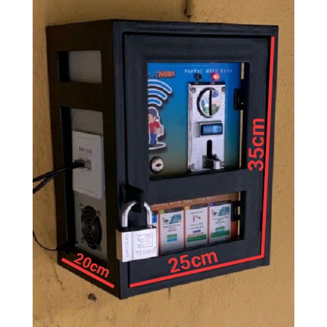 Jual BOX PENGAMAN KERANGKENG WIFI KOIN + 4 BAUT ALL UKURAN (COSTUM ...