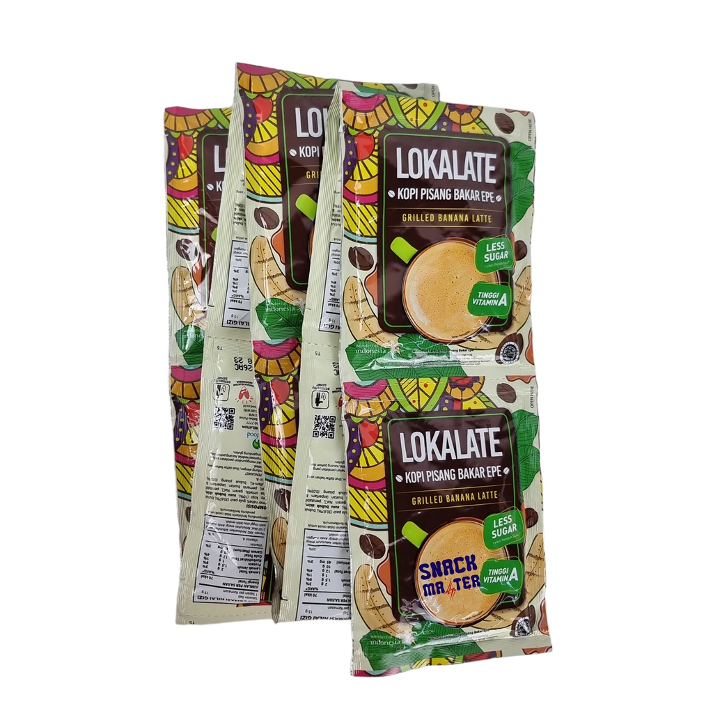 Jual Lokalate Kopi Kekinian Renceng - Isi 10 bks x 15 gr | Shopee Indonesia