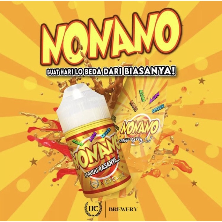 Jual Nonano 60ML Permen Jadul Manis Asam Asin Segar 3MG 40/60 Cukai ...