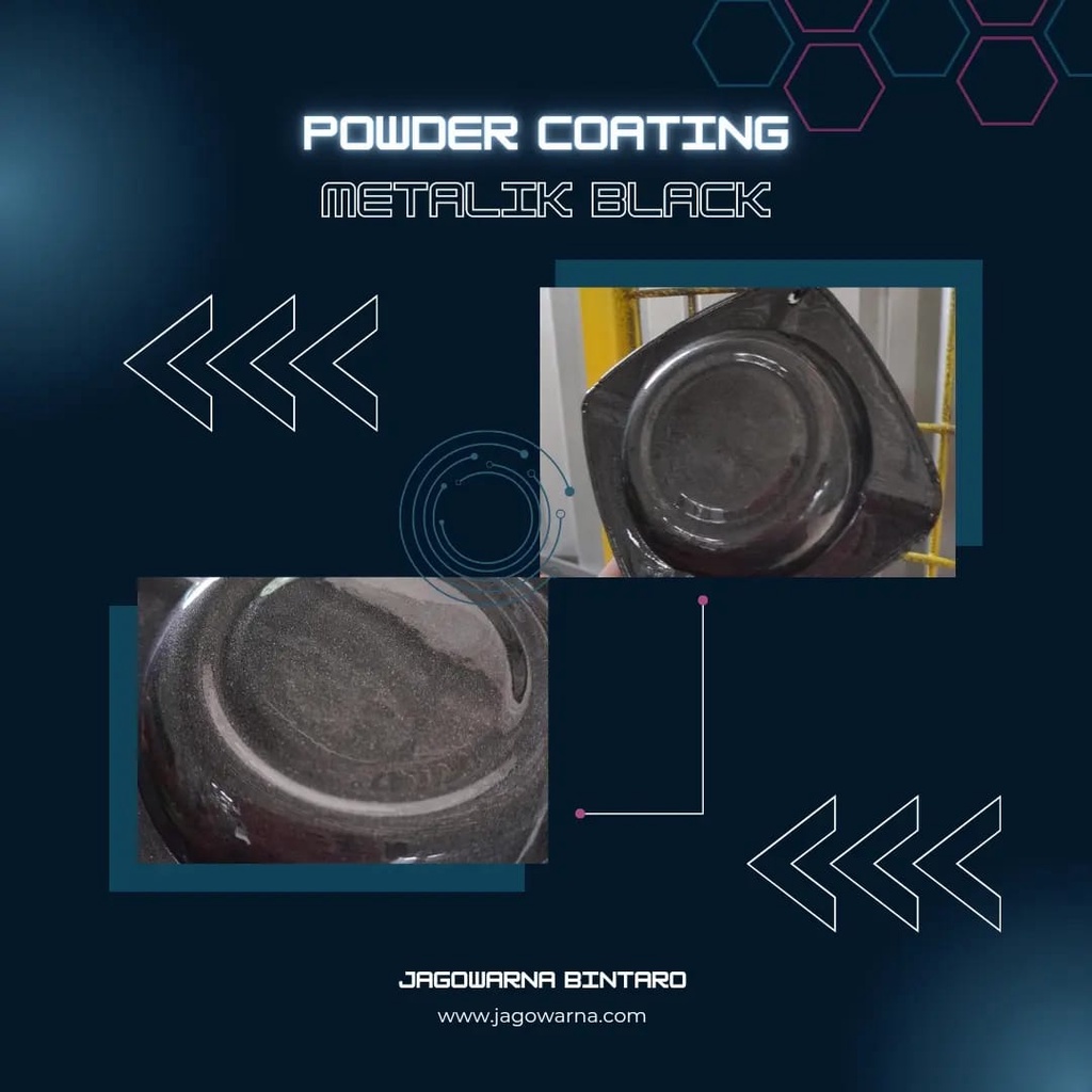 Jual Powder Coating Metalik Black / Bubuk Coating Hitam Metalik perkilo ...