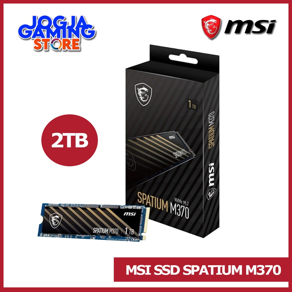 Jual MSI SSD M.2 PCIe 3.0 NVME Gen3 X4 SPATIUM M370 - 2TB | Shopee ...