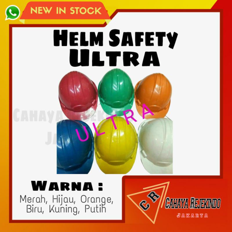 Jual Helm Safety Proyek Murah Full Set | Helm Proyek Ultra | Helm K3 ...