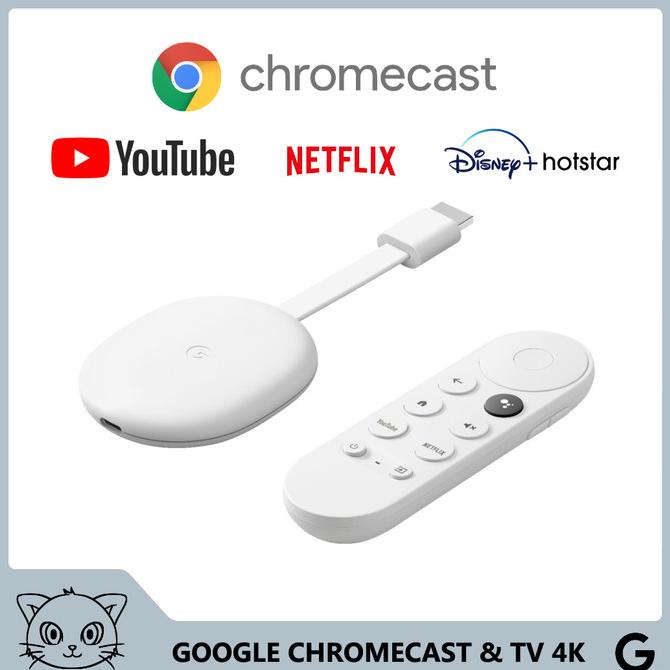 Jual KOMPLIT Google Chromecast with Google TV 4K HDR | Shopee Indonesia