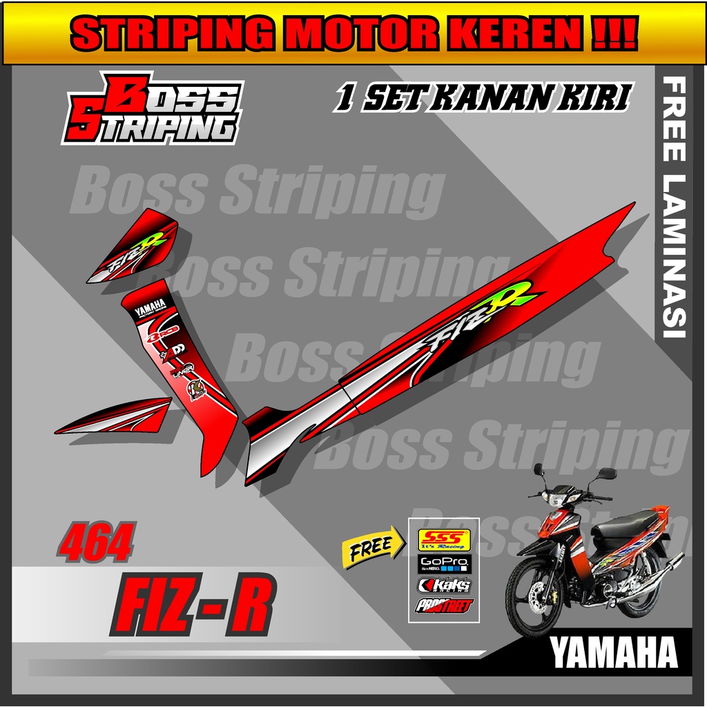 Jual [COD] Striping F1z R Fiz R F1zR - Setiker Sticker Stiker List ...