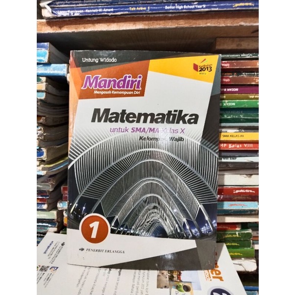 Jual BUKU MANDIRI MATEMATIKA KELAS 10/X/1 SMA MA ERLANGGA REVISI | Shopee Indonesia