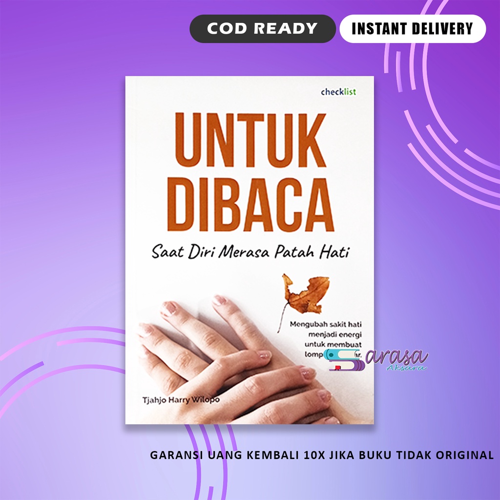 Jual BUKU UNTUK DIBACA SAAT DIRI MERASA PATAH HATI | Shopee Indonesia