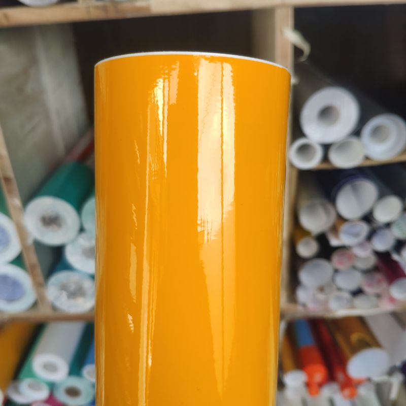 Jual Sticker Skotlet Kuning lemon Doff Scotlet Kuning lemon Glosy ...