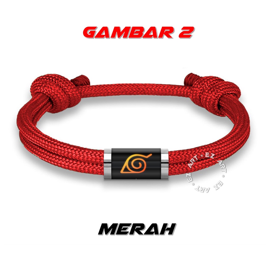 Jual GELANG ANIME SIMBOL LOGO NARUTO SHARINGAN AKATSUKI RINNEGAN MODEL ...
